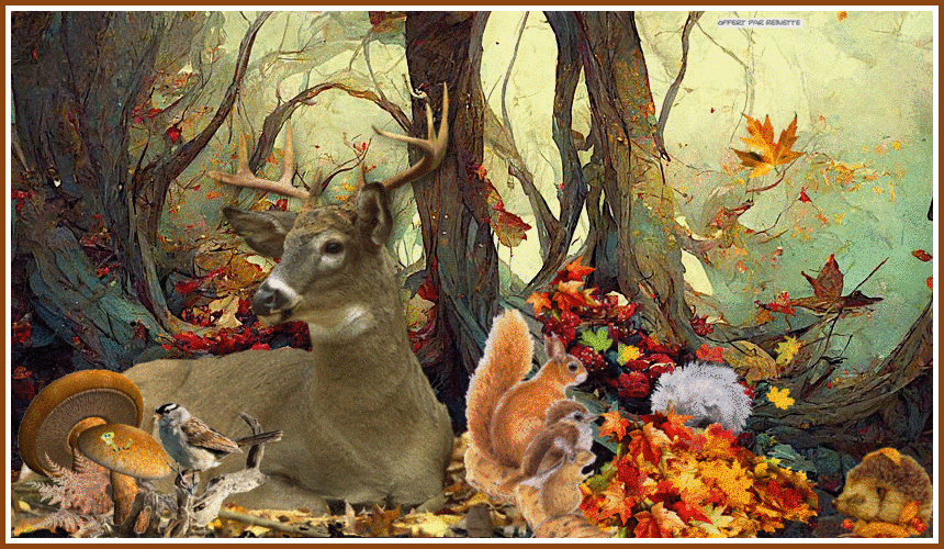 ** SAISON AUTOMNE .... avec les animaux