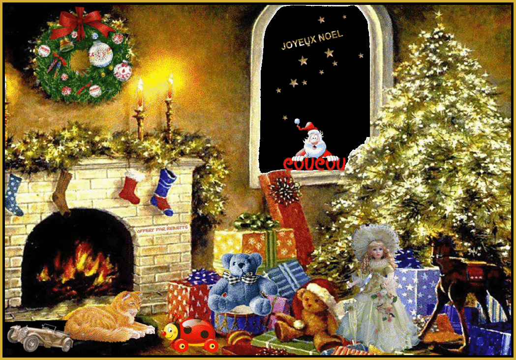 Coucou du père Noel (plusieurs créations Reinette)