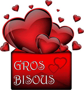 ️ Mots :Bisous /gros bisous à tous